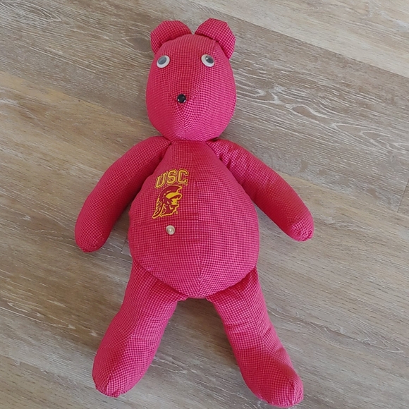 None | Toys | Vintage Usc Trojans Plush Bear | Poshmark